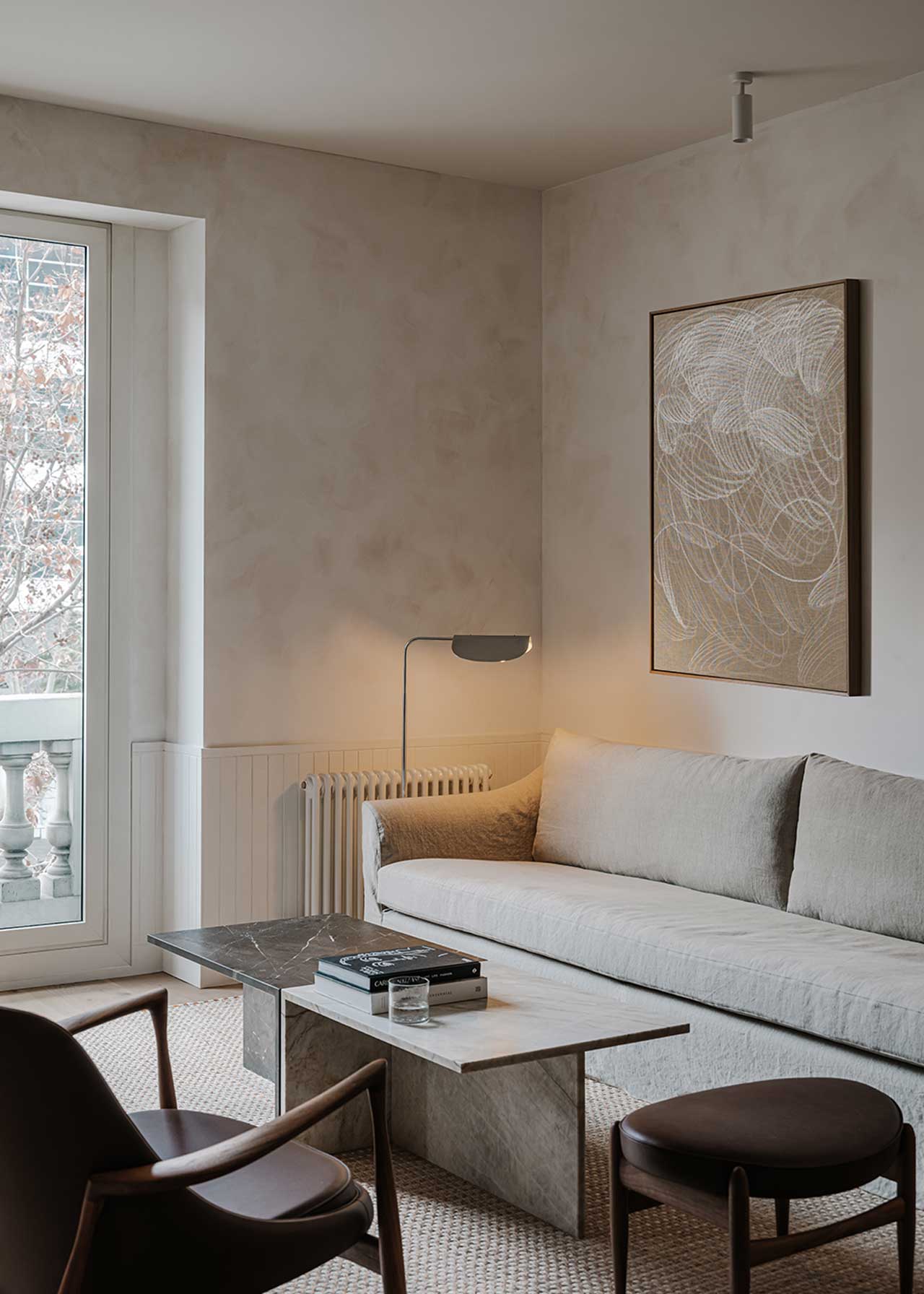 Marble low coffee table | Canica