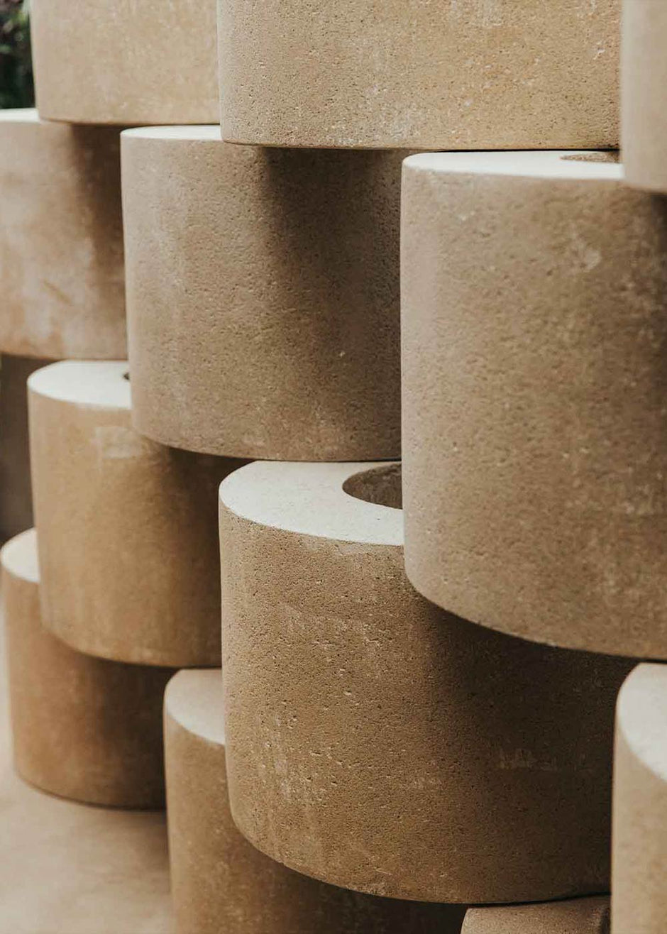 Biombo de diseño modular creado para feria MDF23 | Canica