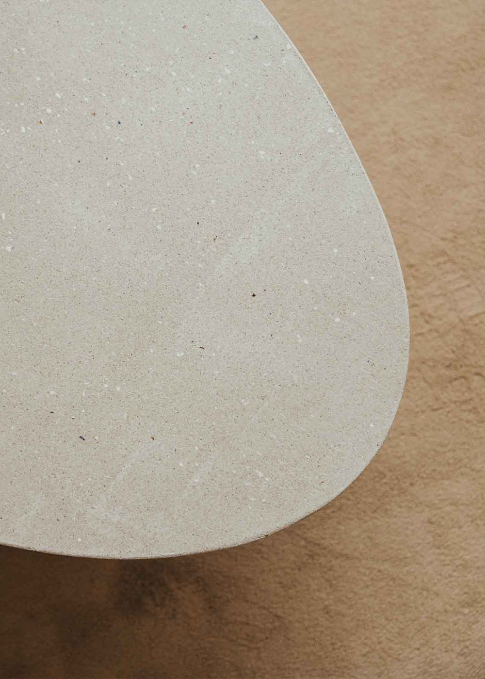 Oval cement table for indoor and outdoor use by MIL Studios | Canica